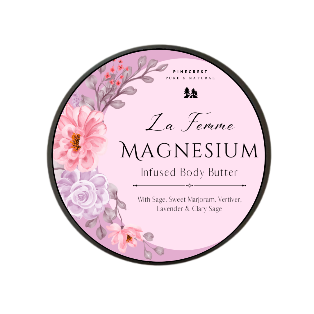 La Femme Magnesium Infused Body Butter (Peri/Menopause, PMS etc) 150g ...